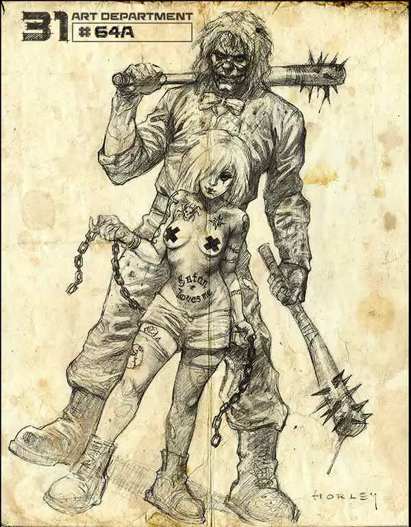 New Concept Art for Rob Zombie's 31 Revealed - Wicked Horror